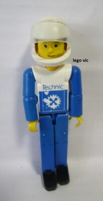 Lego tech005a Figurine Technic Blue White 2715 Helmet 2716 du 8712- B13 ...