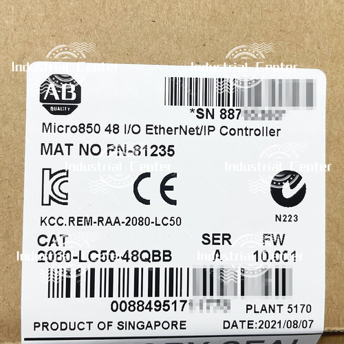 2080-LC50-48QBB AB Micro850 48 I/O EtherNet/IP Controller Spot Goods ...