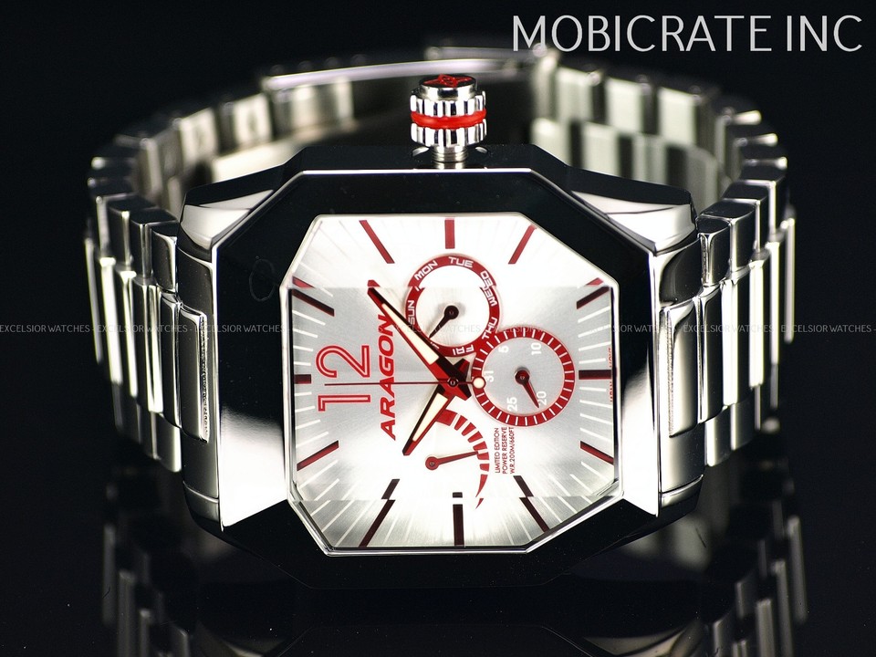 Rare Aragon Concept S Men’s 46mm NE20B Automatic 200M Diver SS Watch ...