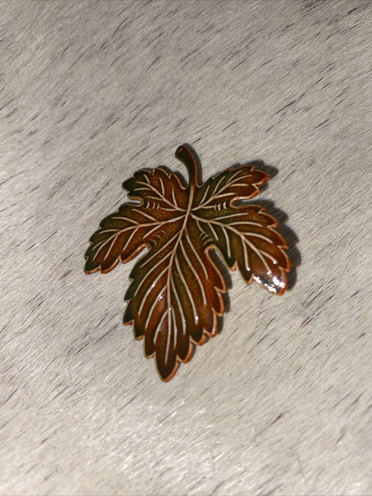 Gilded Leaf Designs Handcrafted Fall Leaf Pin Brooch Gold Tone with ...