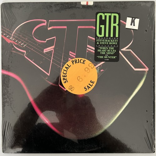 GTR - S/T - VINYL LP (1986) Arista AL8-8400 Shrink - Steve Howe - Steve ...