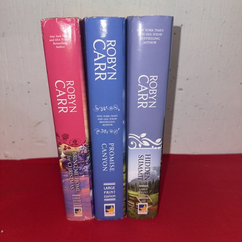 Lot Of 3 Virgin River Books By Robyn Carr LARGE PRINT Bring Me Home ...