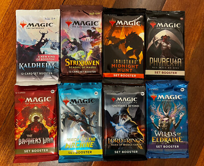 MTG Set Boosters Bundle - 8 Set Boosters | eBay