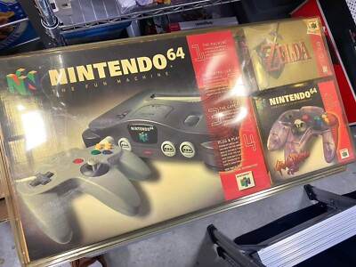 Sealed Nintendo 64 in Original Blister Pack With Atomic Purple & Zelda ...