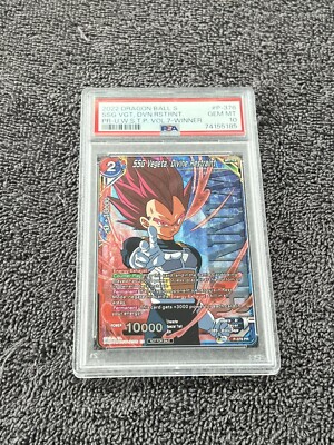 Dragon Ball Super DBS SSG Vegito, Divine Restraint P-376 PR PSA 10 ...