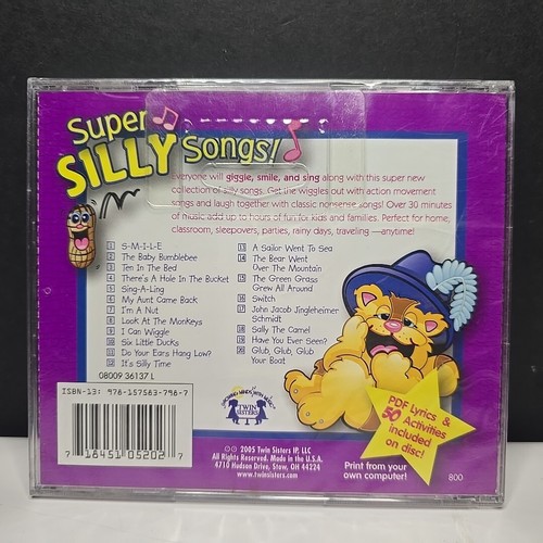 Super Silly Songs! Audio CD 50 Fun Activities Included SEALED ...