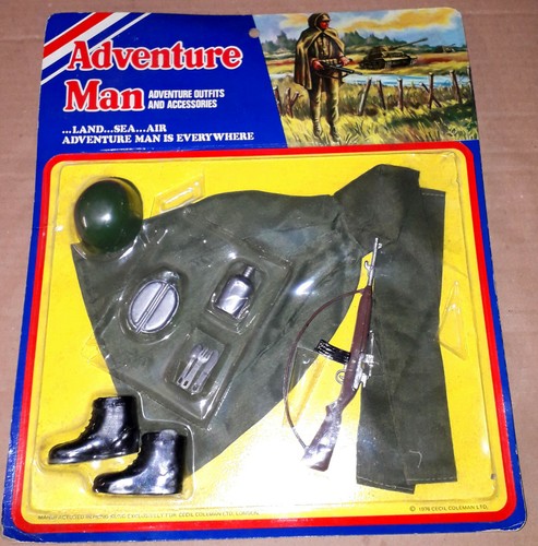 Vintage 70's Gi Joe Knock off KO Action/Adventure Man BORDER PATROL 12 ...