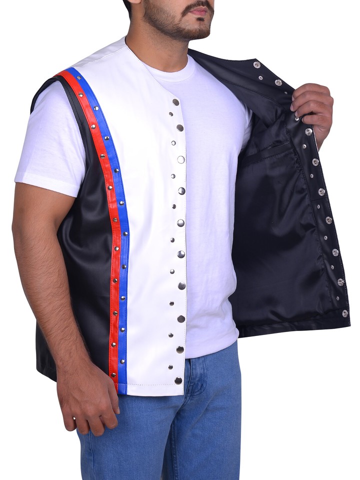 AJ Styles WWE Allen Neal Jones Leather Vest | eBay