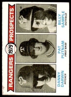1979 Topps Baseball Card Rangers Prospects - Danny Darwin/Pat Putnam ...