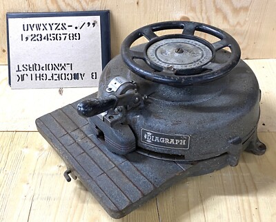 Diagraph 7/8 - DIAGRAPH STENCIL CUTTING MACHINE GG-S-747 | eBay