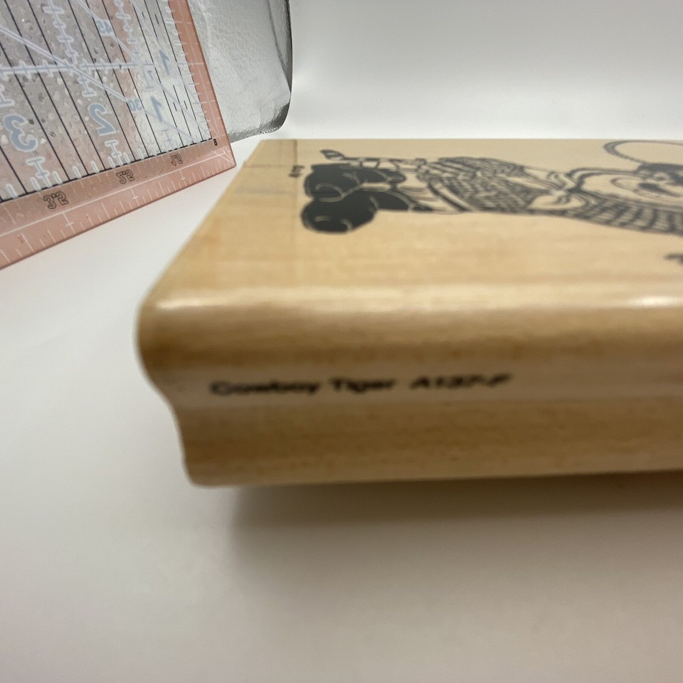 Cowboy Tiger A137-F by Suzy's Zoo~Rubber Stampede~Rodeo~Lasso~Western ...