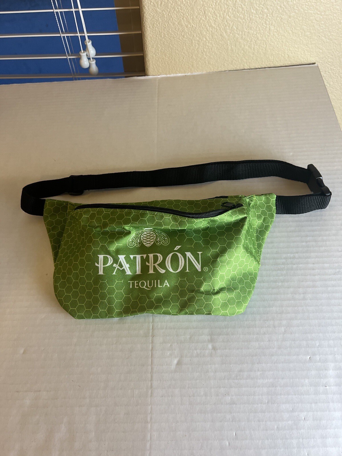 Tequila Patron Fanny Pack Waist Black Adjustable Belt - Gem