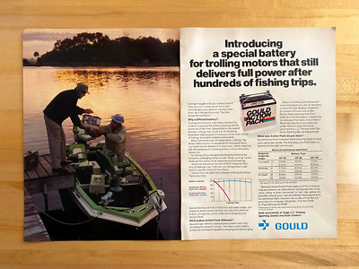 1977 Original Print 2 Page Ad Gould Action Pack Battery | eBay