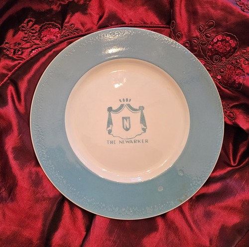 Joe Baum's - The Newarker - Airport Restaurant China 10 3/4" Dinner ...
