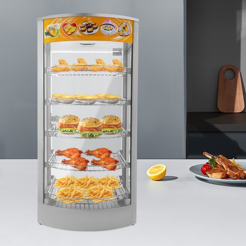 Hot Box Food Warmer 5-Tier Concession Warming Cabinet with Water Tray ...