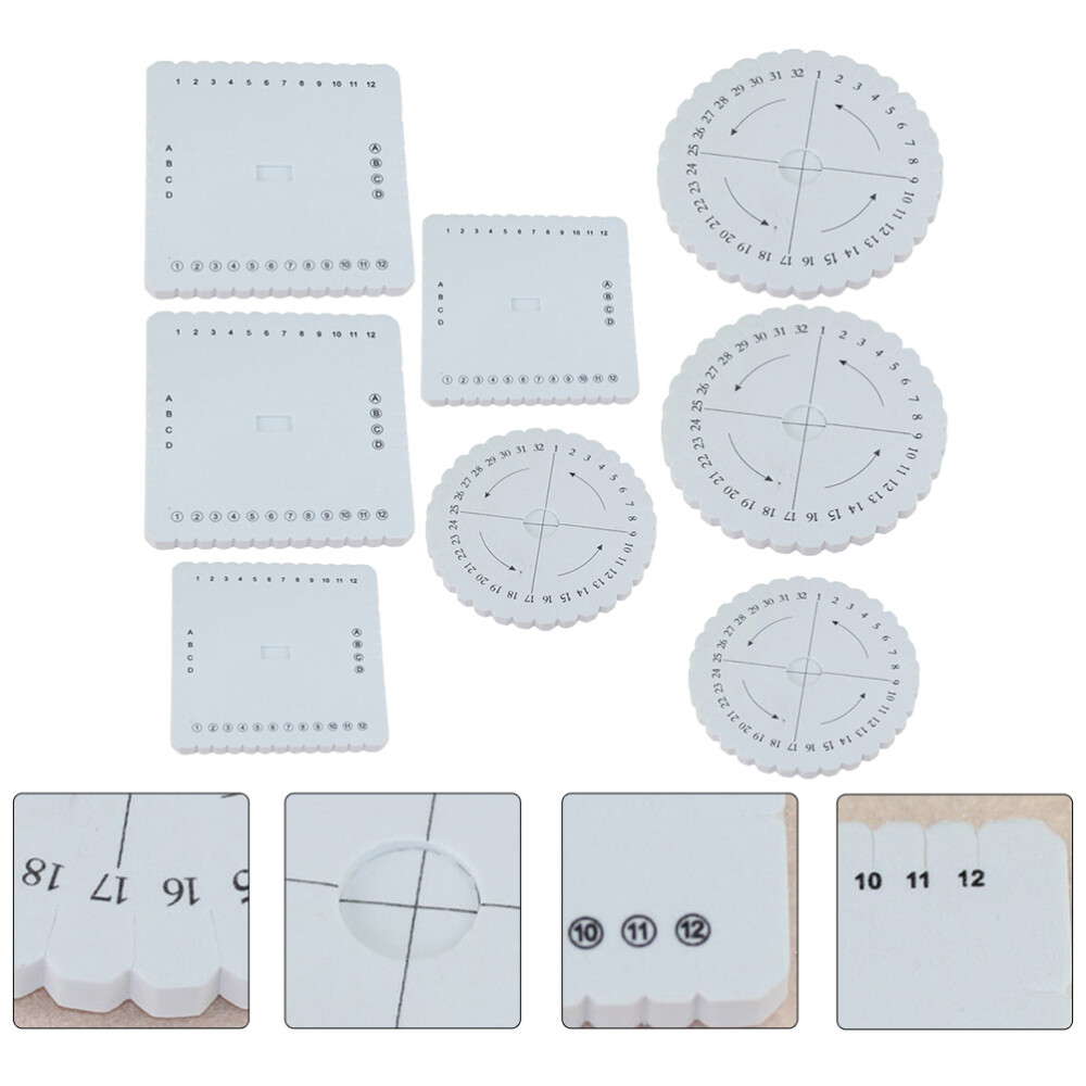 8er Set Kumihimo Perlen Schnur Disc für DIY Weben | eBay