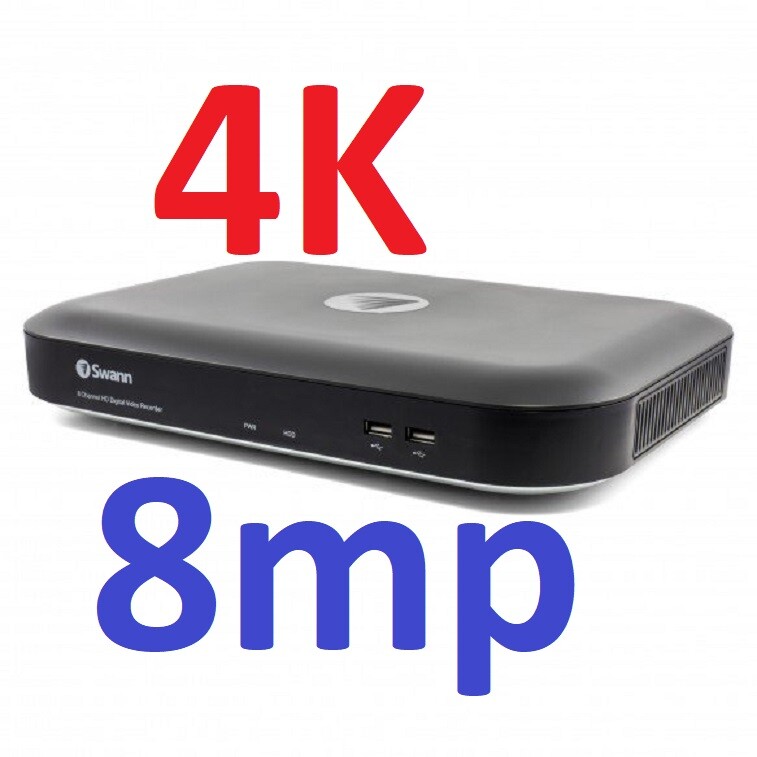 Swann DVR8-5580 8 Channel 4K Digital Video Recorder with 2TB HDD RRP ...