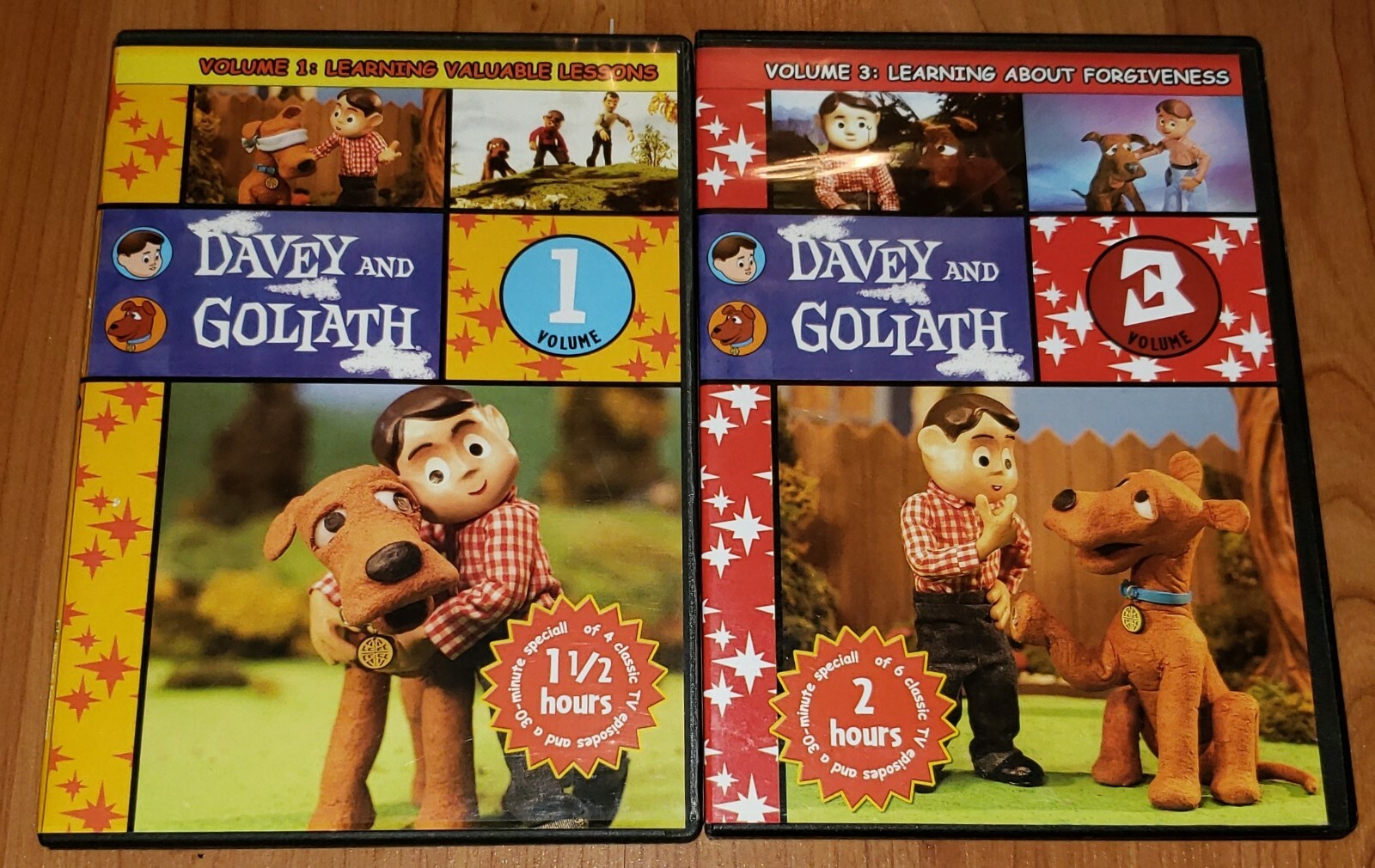 Davey & Goliath Voume 1 & 3 (DVD, 2007) Learning Valuable Lessons ...