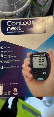 NEW Contour Next Me Meter Kit :: Blood Glucose Monitor :: Large Display ...