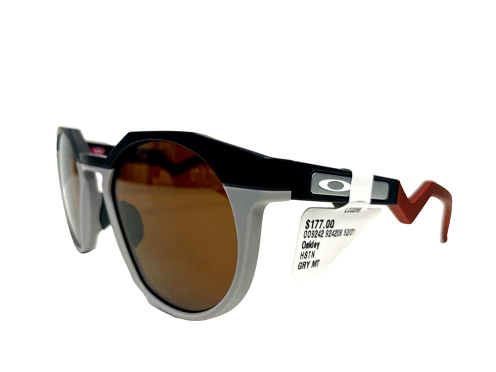 Oakley HSTN OO9242 Sunglasses Matte Carbon Prizm Tungsten Mirrored 52mm ...