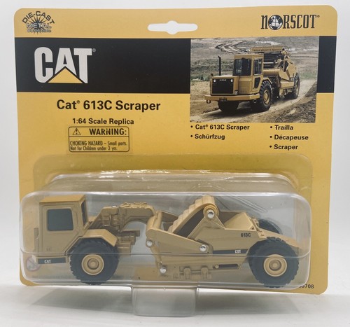 Norscot CAT 613C Scraper 1:64 scale NEW SEALED 55708 Vintage 1998 | eBay