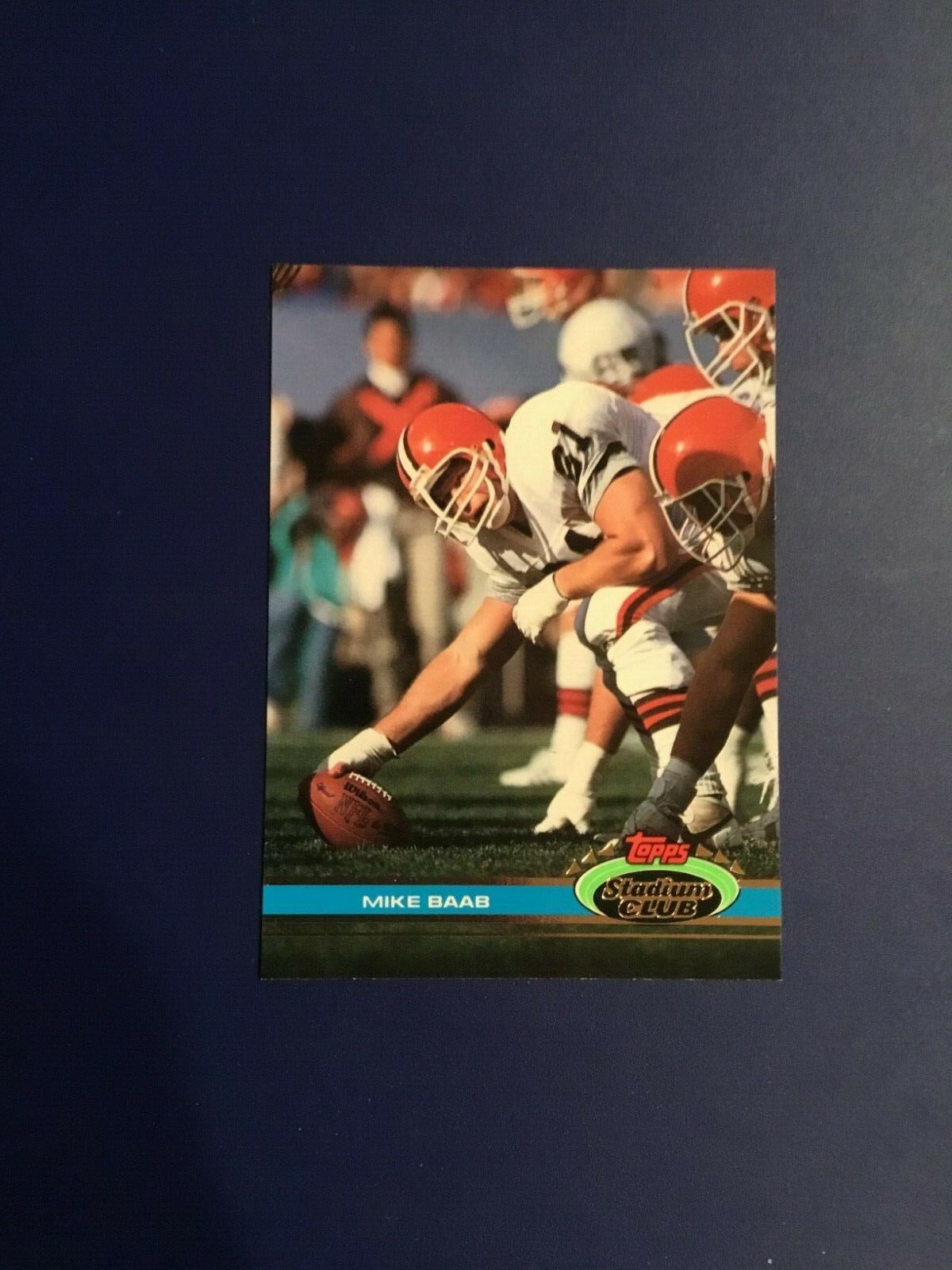 1991 Topps Stadium Club # 31 MIKE BAAB Cleveland Browns Great Card ! | eBay