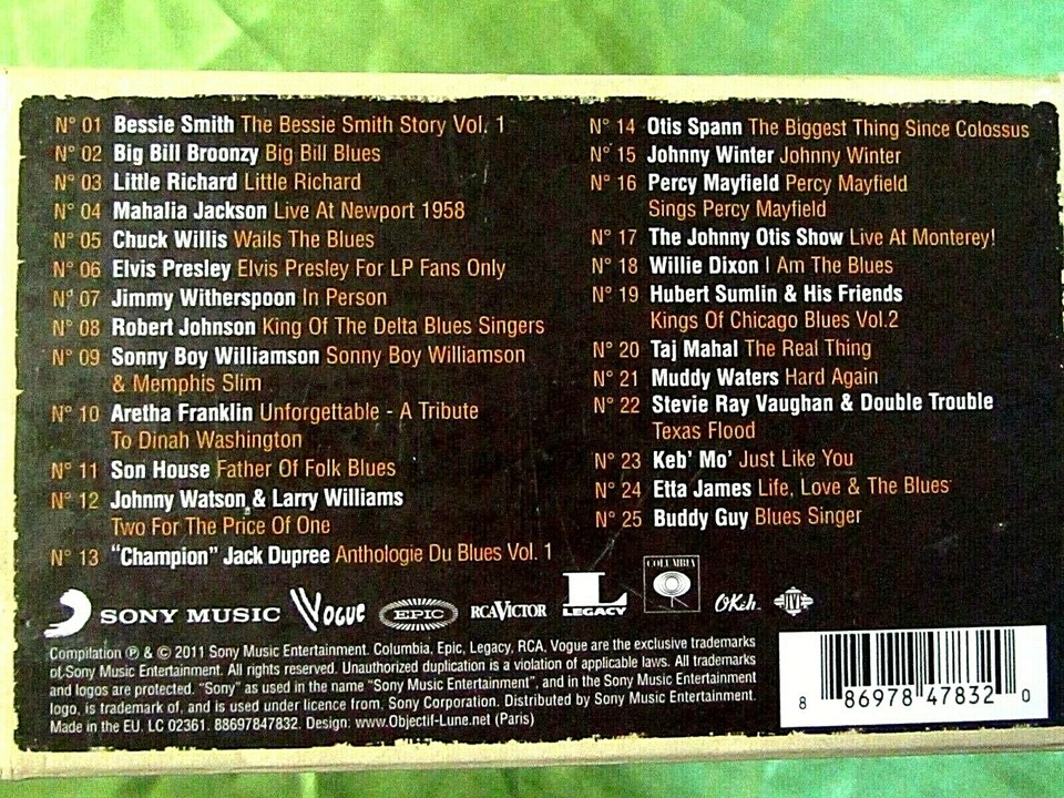 25 CD Blues Box Set: Various - The Perfect Blues Collection - 25 ...