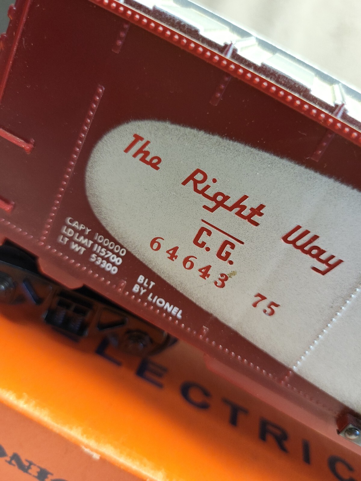 Original Lionel Post War 6464-375 Central of Georgia Box Car In OB | eBay