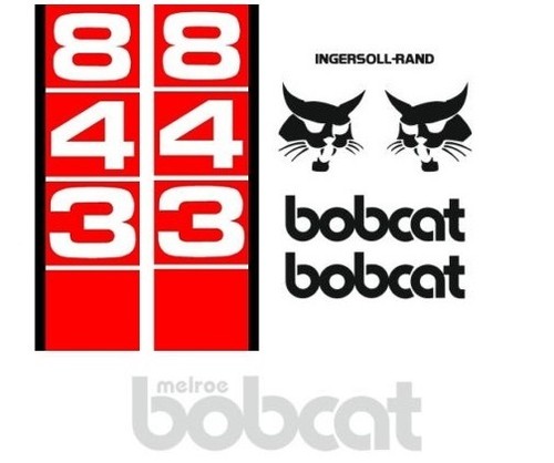 BOBCAT 843 NEW FULL DECAL STICKER SET KIT A | eBay