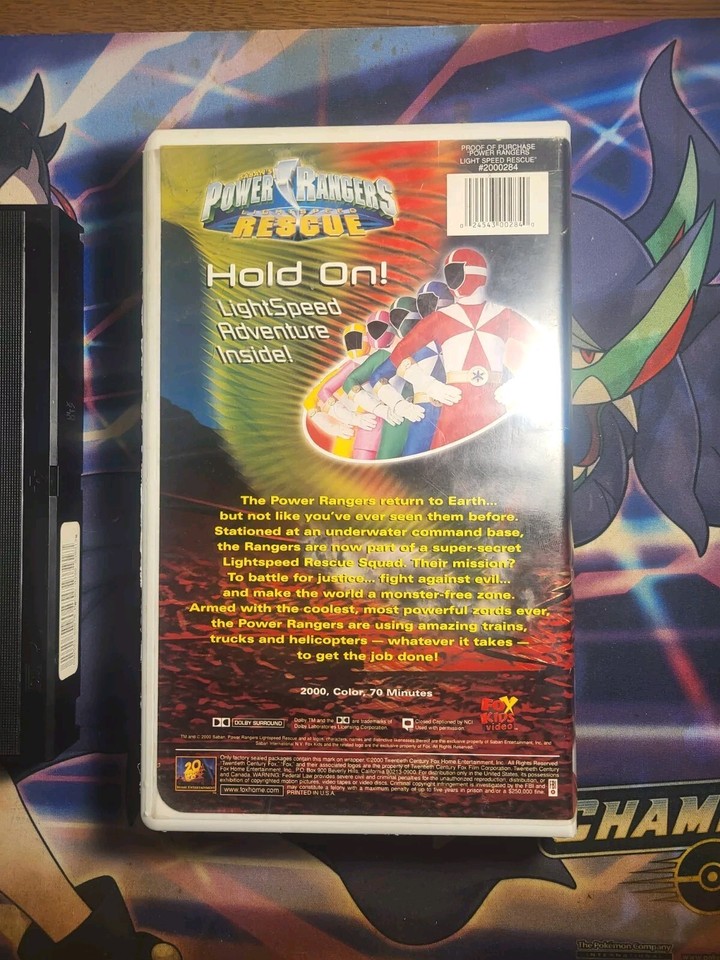 Power Rangers: Lightspeed Rescue (VHS, 2000) 24543002840 | eBay