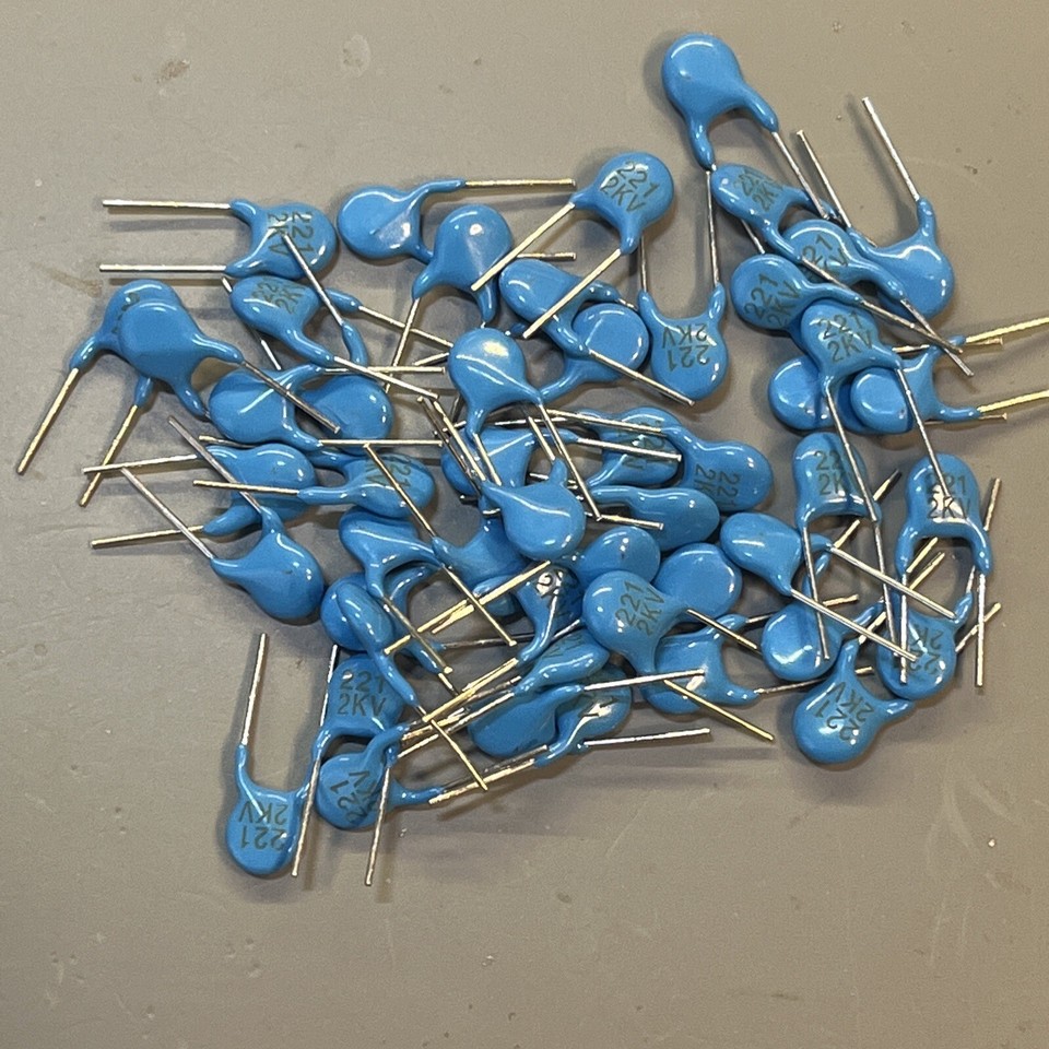 50 Each ~ 2KV / 2000V ~ 221 ~ 220pF ~ Ceramic Capacitor ~ 3MC | eBay