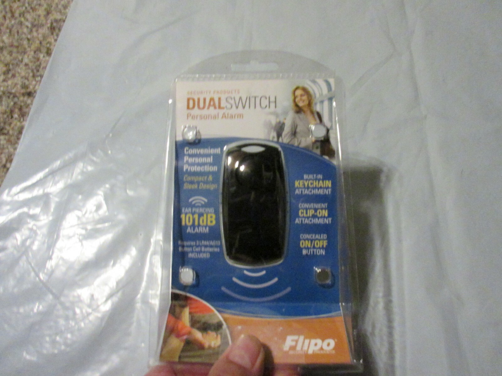 Flipo Security Products Dual Switch Personal Alarm 101db Dualswitch for ...