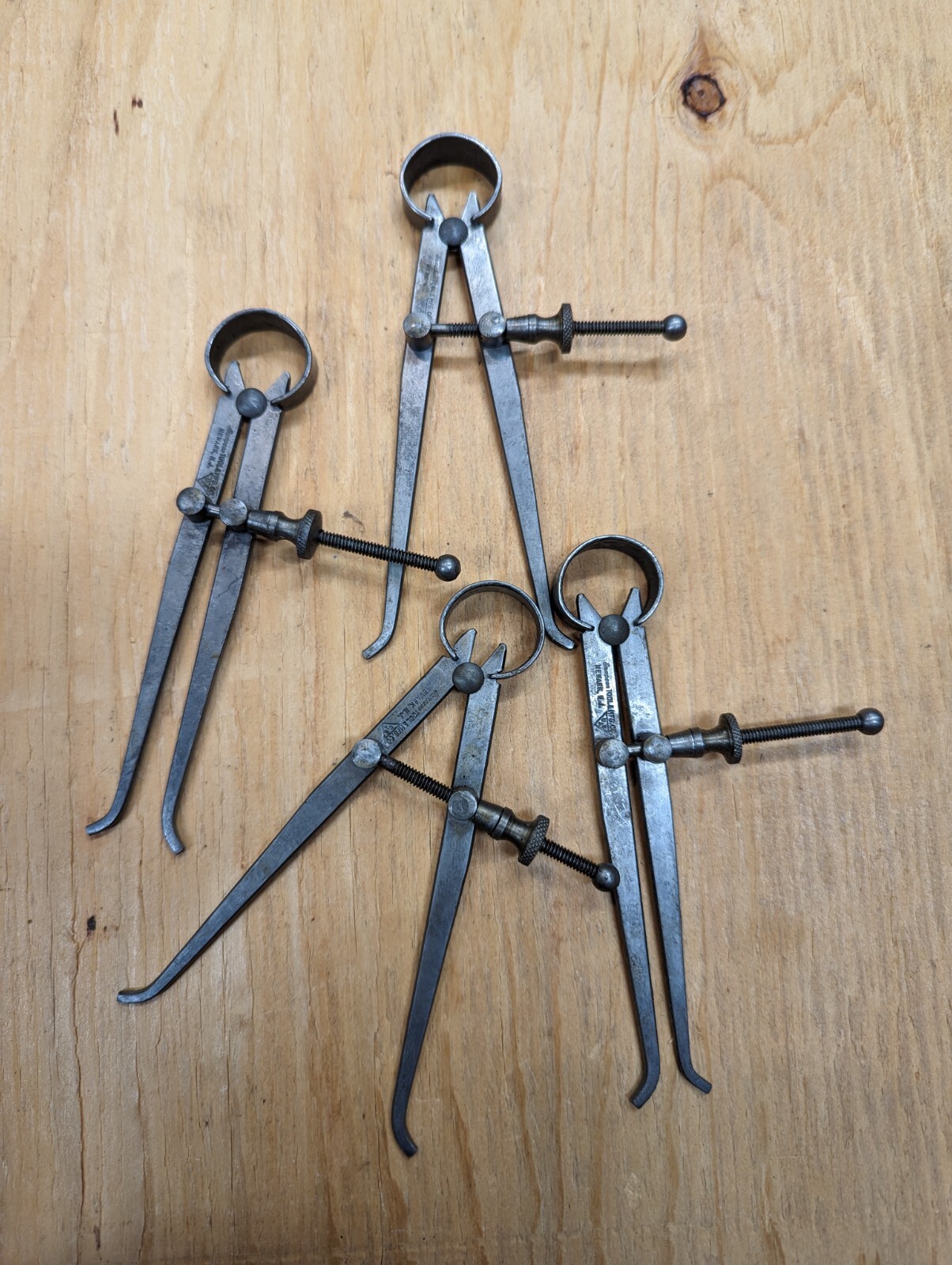 Vintage Sampson Tool 4 inch Inside Caliper, spring type - Made in USA ...