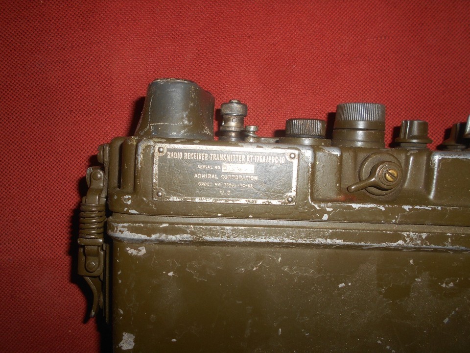 U.S.ARMY : radio REC-TRANS RT-176/PRC-10 Backpack Squad Radio ''used ...