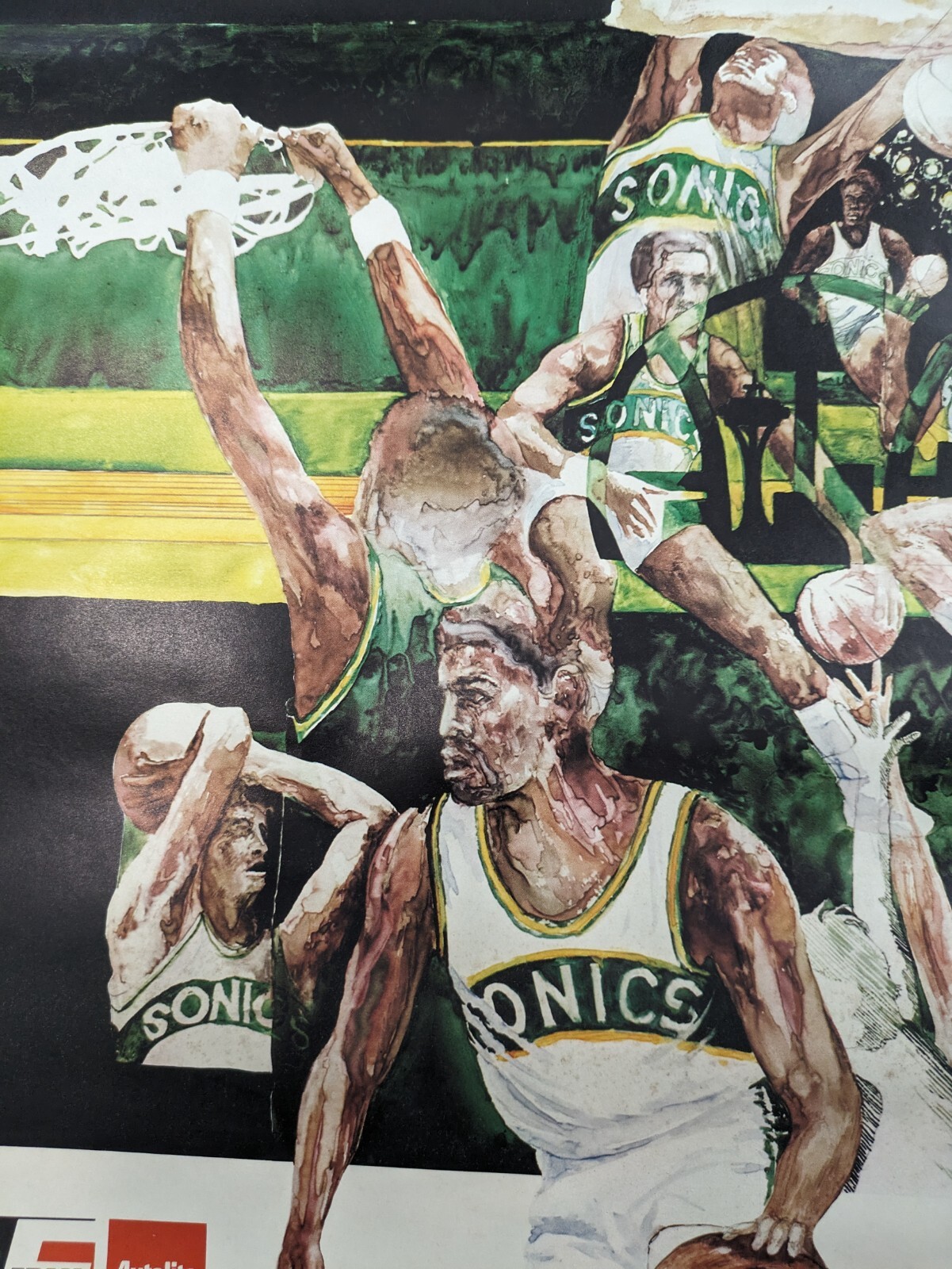 Vintage 1979 - Seattle Supersonics poster NBA World Champions 17x23 ...