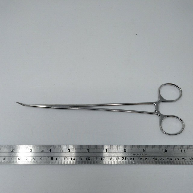 Codman 19-5582 Gemini Forceps 9" Clamp Full Curved Veterinay Surgical ...