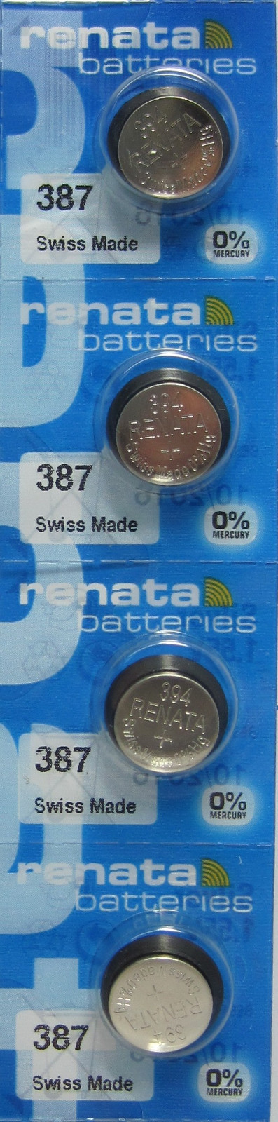 387S Renata Watch Battery 4 Pcs | eBay