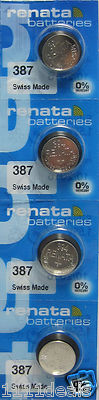 387S Renata Watch Battery 4 Pcs | eBay