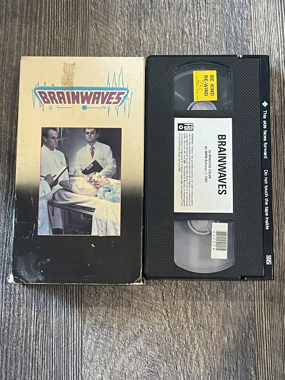 BrainWaves. VHS. Horror. Thriller. 1982 Embassy Home Entertainment | eBay