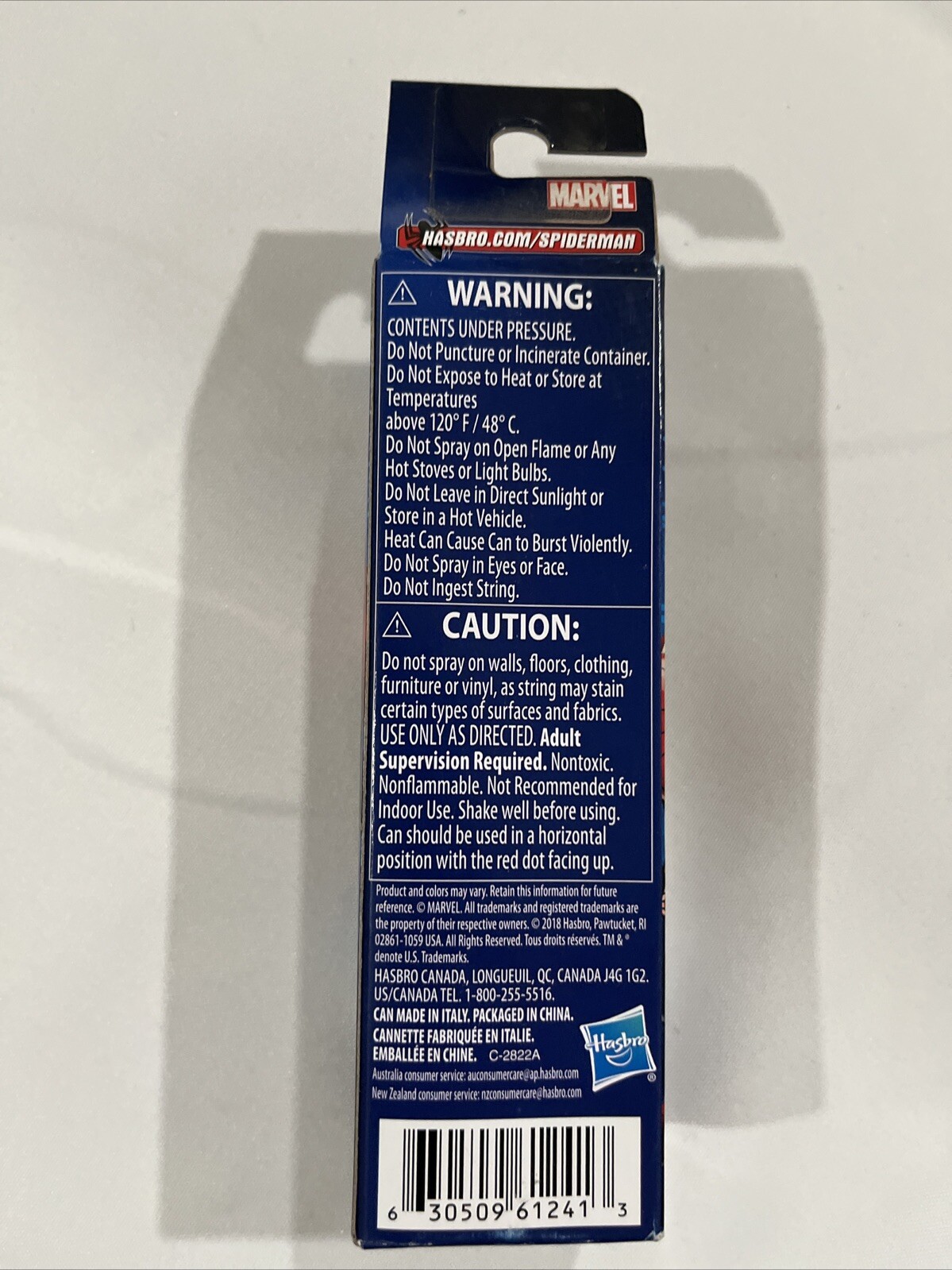 Hasbro Marvel Spider-Man Blue Web Fluid Refill - 3.7oz for sale online ...