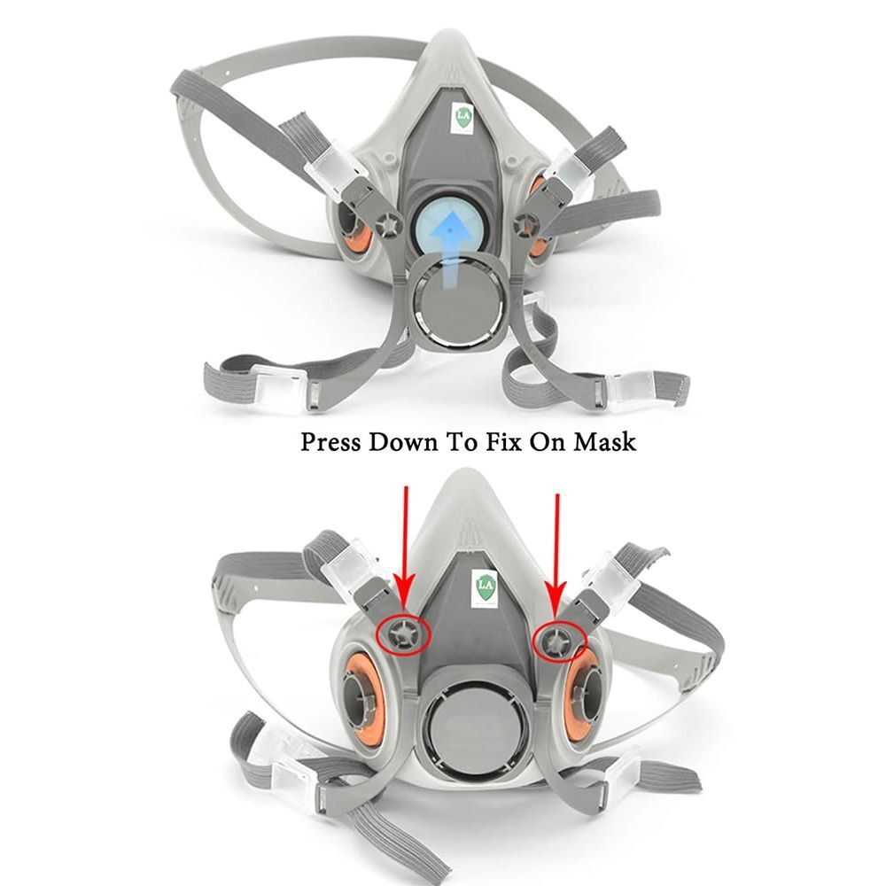 Plastic 6281 Head Belt Set Respirator Elastic Strap for 6100/6200/6300 ...