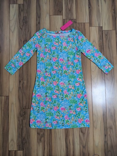 NWT! Lilly Pulitzer X Disney Sophie Dress Blue Ibiza Lilly Loves Disney ...