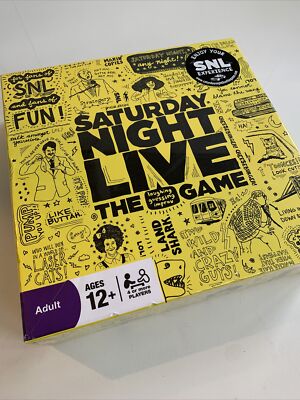 Saturday Night Live Board Game Trivia Improv SNL TV Show Ages 12 ...