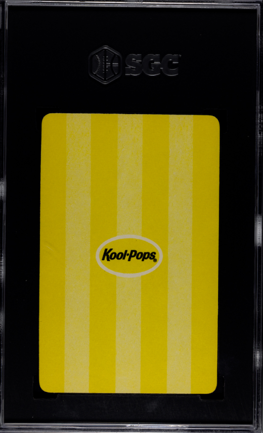 1967 Kool-Pops Captain Action Card Game CAPTAIN AMERICA #1D (SGC 8.5 ...