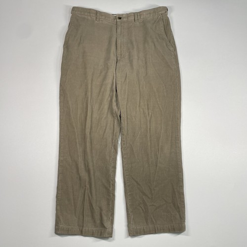 Haggar Pants Men’s 36x29 Brown Corduroy Trousers Measures 36x27 HEMMED ...