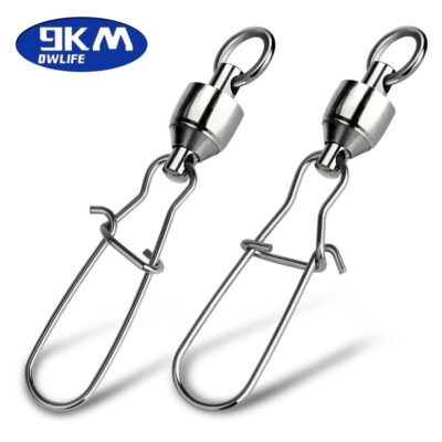 Stainless Steel Ball Bearing Swivels with CRANE DUO LOCK SNAP Trolling ...
