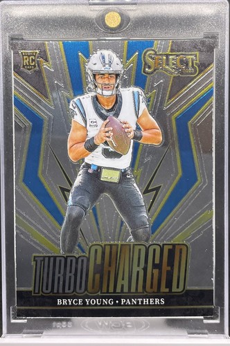 BRYCE YOUNG 2023 Select Turbo Charged RC Rookie #TUR-BYO Carolina ...