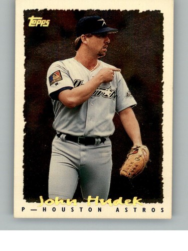 1995 Topps John Hudek 290 Houston Astros CyberStats (Spectralight) | eBay