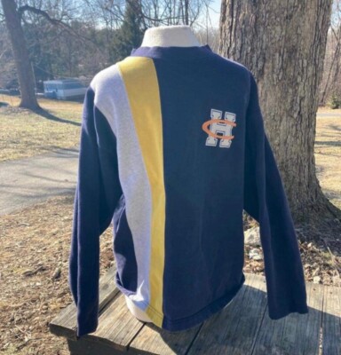 HUNT CLUB VINTAGE 90S VARSITY SWEATER BLOCK COLORS | eBay