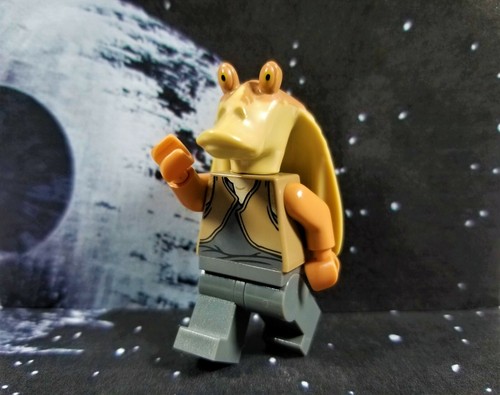 Lego Star Wars Minifigure Jar Jar Binks (Printed Head) Gungan sw0301 ...